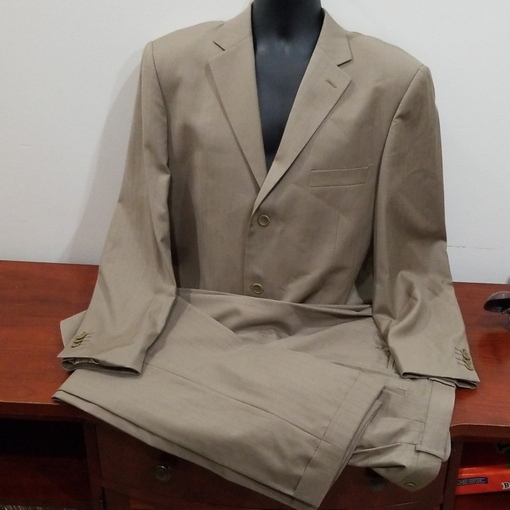 Pronto Mondo Men's 100% Merino Wool Suit - Gem